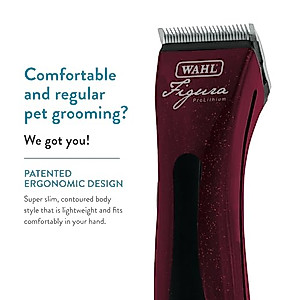 Wahl Professional Animal Figura Pet, Dog, Cat, and Horse Cordless Clipper Kit - Red