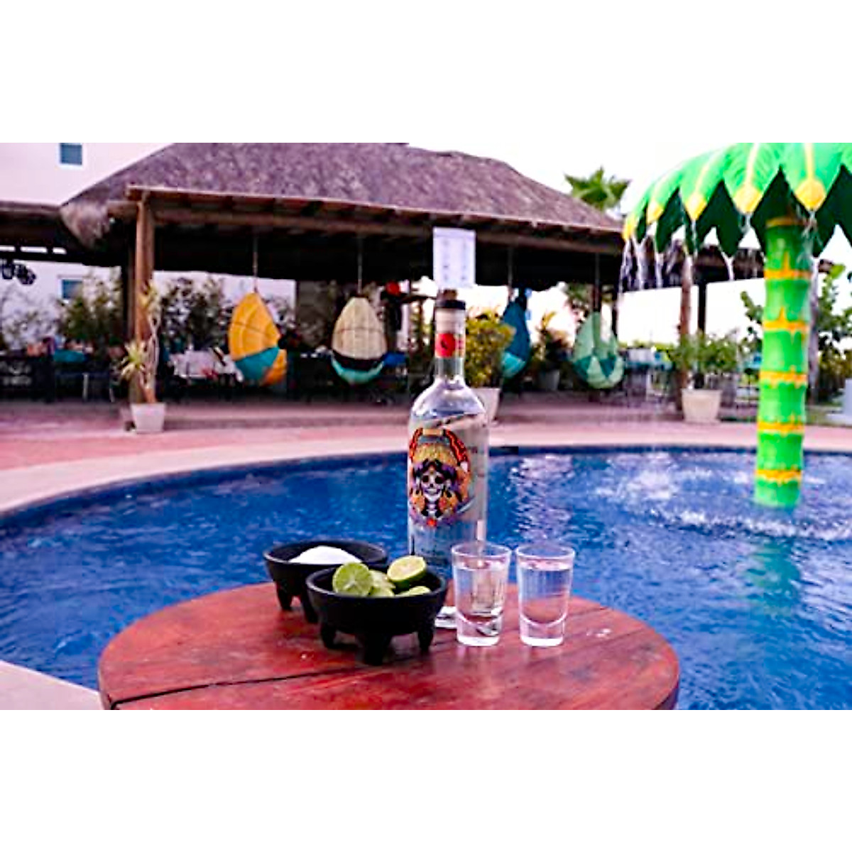 6 Pack Salsa Black Molcajete, Mexico Serving Dish, Chips, Sauce Cup, Side Dish, Snack, Dip, Nuts Candy for Taco Fiesta, Perfect for Parties, Events, or Any Use! (Black, 6 Pack)