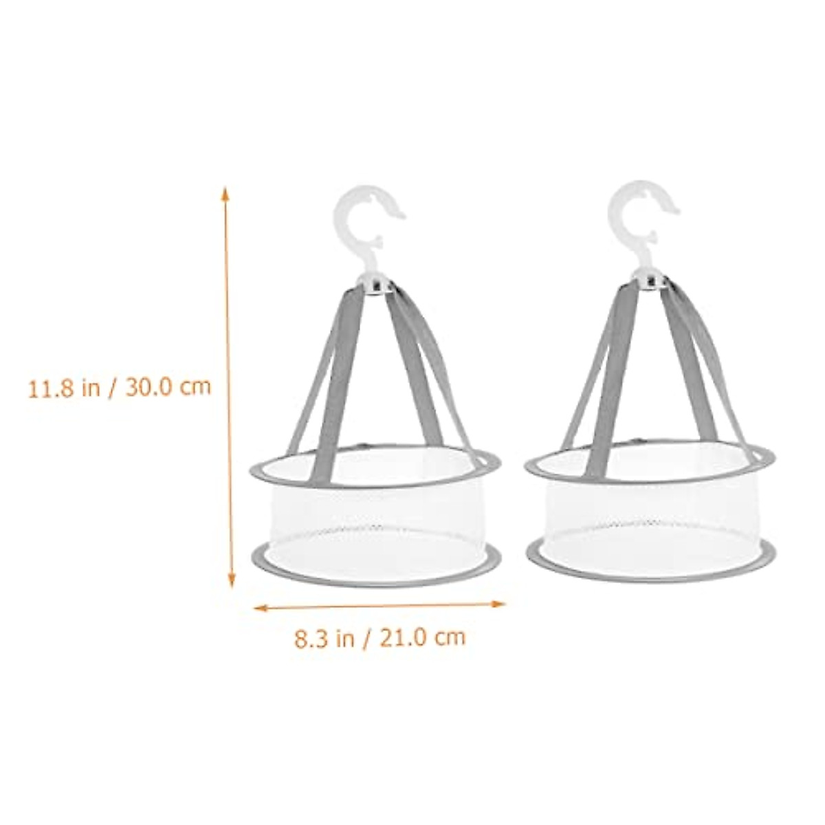Alipis 2pcs Beauty Egg Drying Net White Makeup Silicone Makeup Sponge Foldable Laundry Rack Bra Hanging Basket Hanging Drying Basket Bath Sponges for Shower Socks Drying Rack Sock Fabric