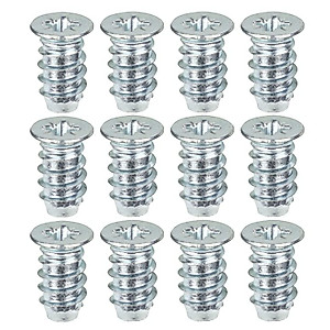 Spare Hardware Parts Shoe Cabinet and Drawer Screws (Replacement for IKEA Part #100347) (Pack of 12)