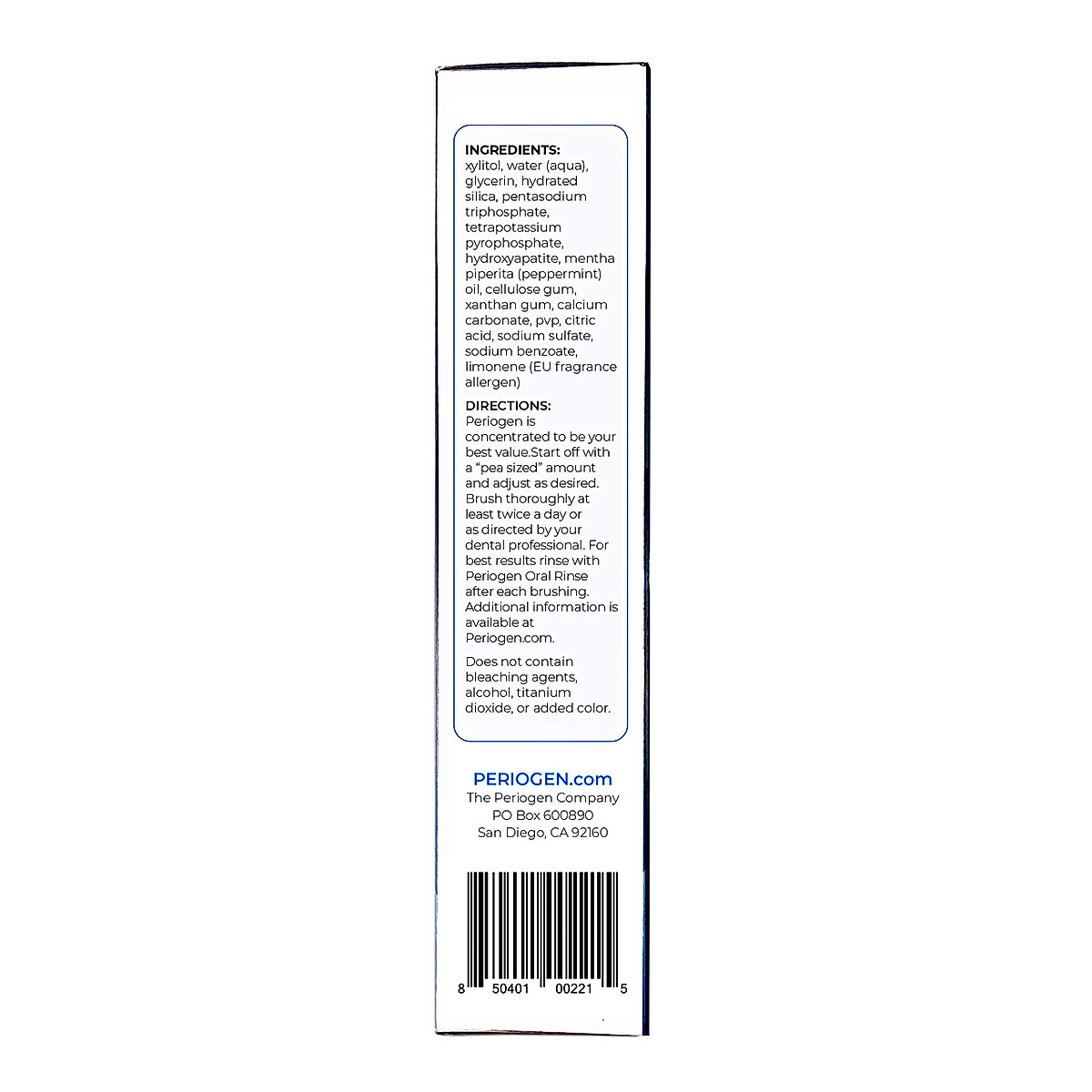 Periogen Toothpaste - Super Cleaning Plaque & Tartar Control Formula - SLS Free- 2-Pack