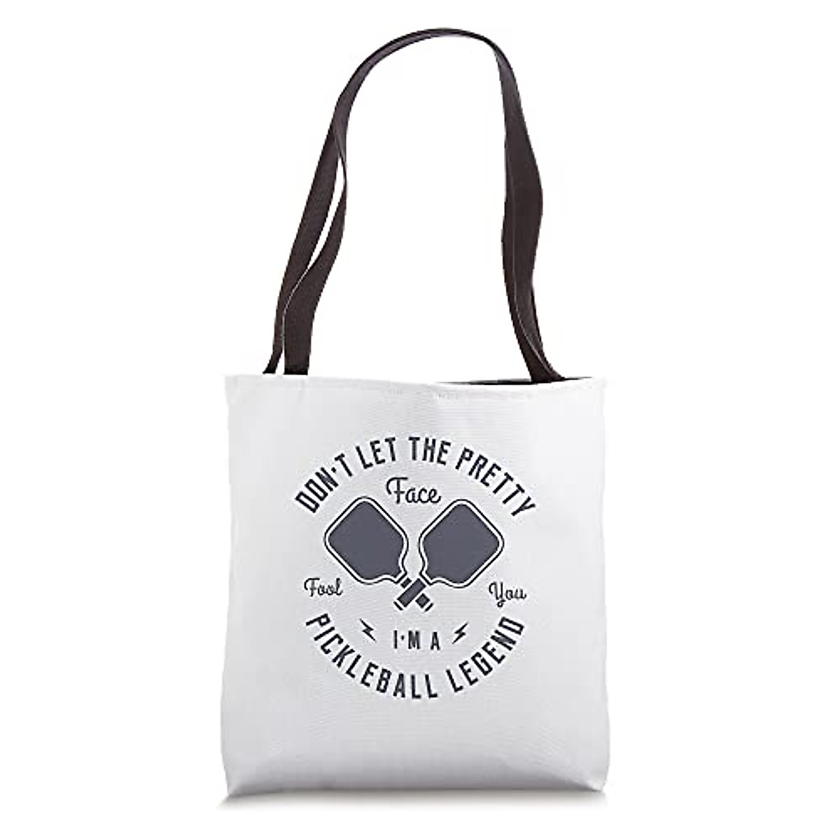 Pickleball Legend Ironic Pickleball Player Tote Bag