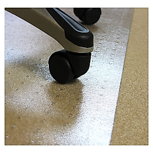 Marvelux Enhanced Polymer Eco-Friendly Office Chair Mat with Lip for Low and Standard Pile Carpeted Floors | 48" x 51" | Transparent Carpet Protector | Multiple Sizes