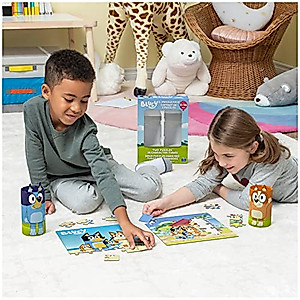 Bluey, 36 Piece Jigsaw Puzzle Two Pack Toy Gift Set with Easy to Store Tube Packaging, for Kids Aged 3 and up