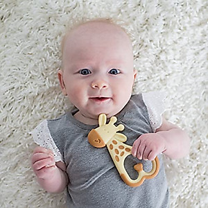 Dr. Brown’s Ridgees Giraffe, Massaging Baby Teether, Designed by a Pediatric Dentist, BPA Free, 3m+