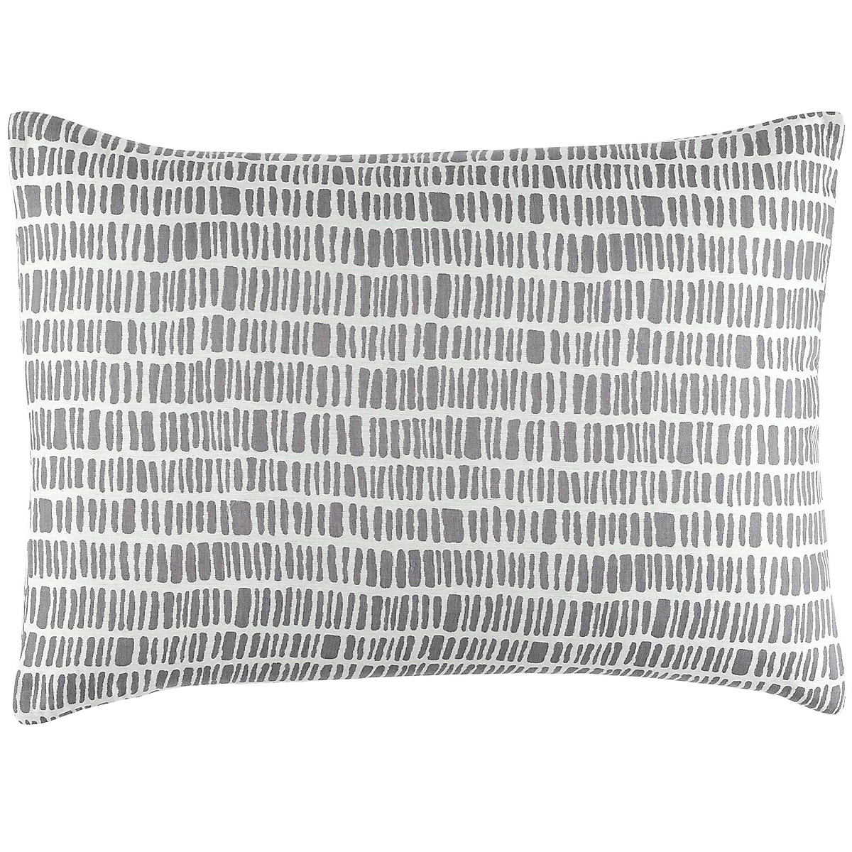 Pine Cone Hill Talus Granite Duvet Sham, Standard Size, Grey Graphic Pattern