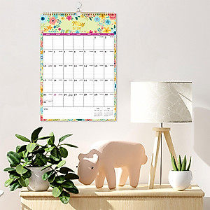 2023-2024 Wall Calendar - 18 Monthly Wall Calendar with Thick Paper, July 2023 - Dec 2024, 12" x 17", Large Blocks with Julian Dates, Twin-Wire Binding, Hanging Hook, Perfect for Home & Office Planning