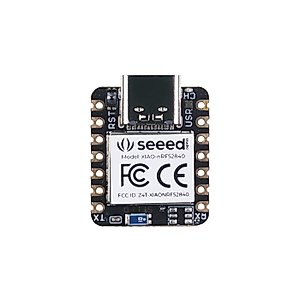 Seeed Studio XIAO nRF52840 - Supports Arduino/CircuitPython - Bluetooth5.0 NFC, with Onboard Antenna, Microcontroller with Rich Interface for Tiny Machine Learning Works with Amazon Sidewalk.