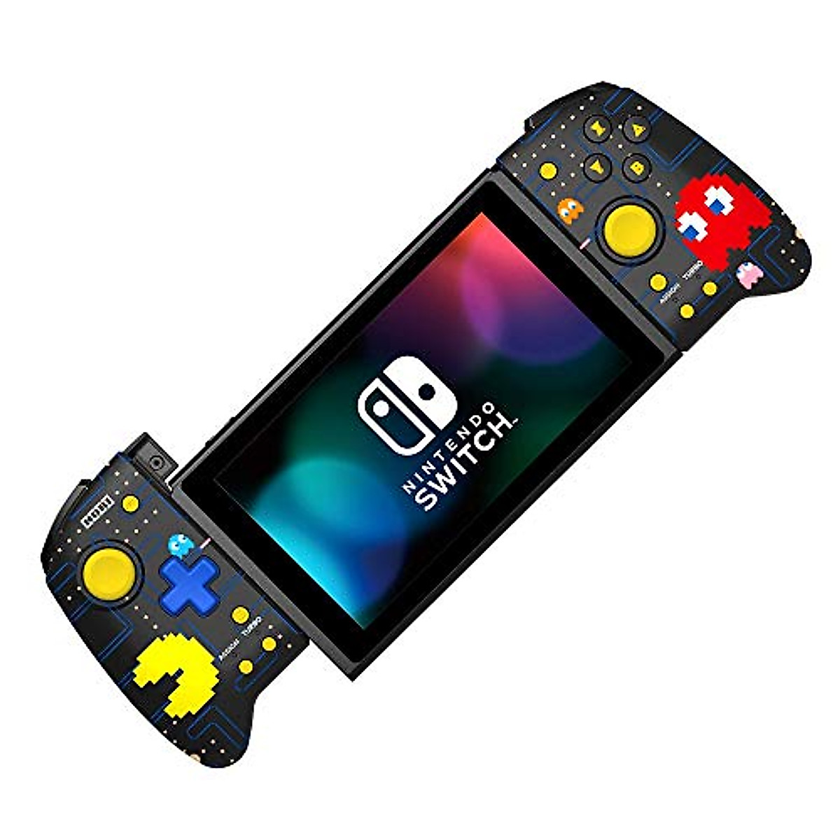 Hori Nintendo Switch Split Pad Pro (Pac-Man) Ergonomic Controller for Handheld Mode - Officially Licensed By Nintendo and Namco
