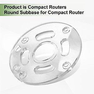 DNP613 Router Sub Base for DE-WALT 20V Compact Routers, Replace DNP613, Fits Model DCW600B, DWP611, DWP611PK More, Round