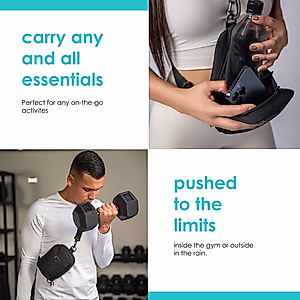 MVRK Waterproof Shoulder Bag - Sling Crossbody Backpack for Men & Women - Lightweight One Strap Sling Bag Backpack for Travel