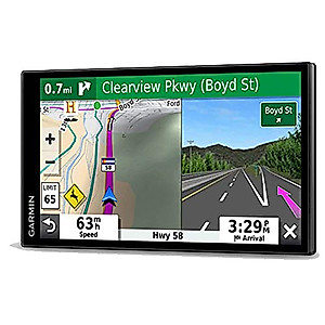 Garmin DriveSmart 65 & Traffic 6.95" Display GPS Navigator with Case and Mount Bundle