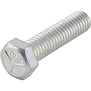 Global Industrial Hex Head Cap Screw, Electro-Galvanized Zinc, 3/8-16" x 1-1/2", Lot of 25