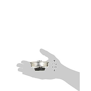 Universal Drain 30051 3" Stainless Steel Strainer Basket, FITS Most Sinks, Silver
