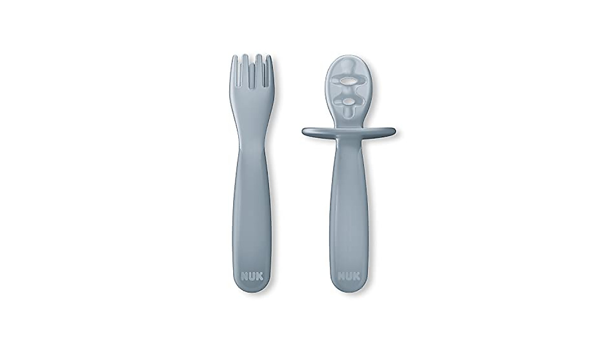 NUK for Nature™ Dipper Spoon & Fork Set for Self-Feeding