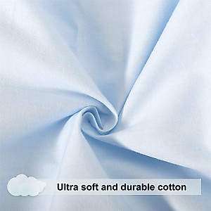 KWLET Pregnancy Pillow Cover/U Shaped Pillow Cover/Pregnancy Pillow Case/Maternity Pillow Case/Pillowcase with Removable Cotton Cover 57x30 Inch for Pregnancy Pillow Blue