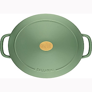 BALLARINI Bellamonte Cast Iron 5-qt Oval Dutch Oven - Saggio Green
