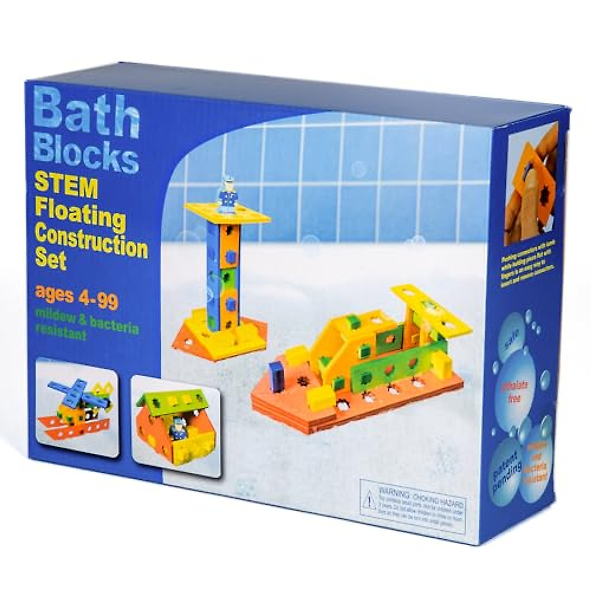 BathBlocks STEM Floating Construction Set Bath Construction Toys Bath Building Toys Bath Building Toys Bath Building Sets in Science Museums and Childrens Museums nationwide