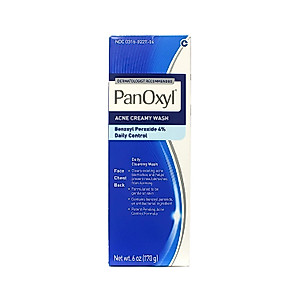 PanOxyl Acne Creamy Wash, 4% Benzoyl Peroxide (Pack of 2)