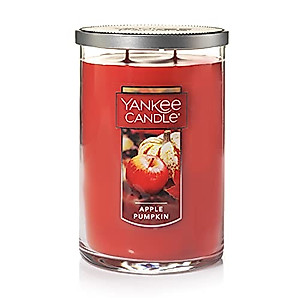 Yankee Candle Apple Pumpkin — 2-Wick Glass Tumbler Candle — Large - 22oz - 110 Hours Burn Time