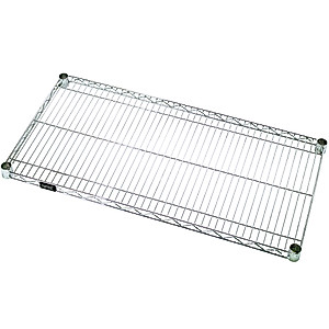 Ship Now Supply SNWS36244PK Wire Shelves, 36" x 24", 36" Width, 24" Height, Chrome (Pack of 4)