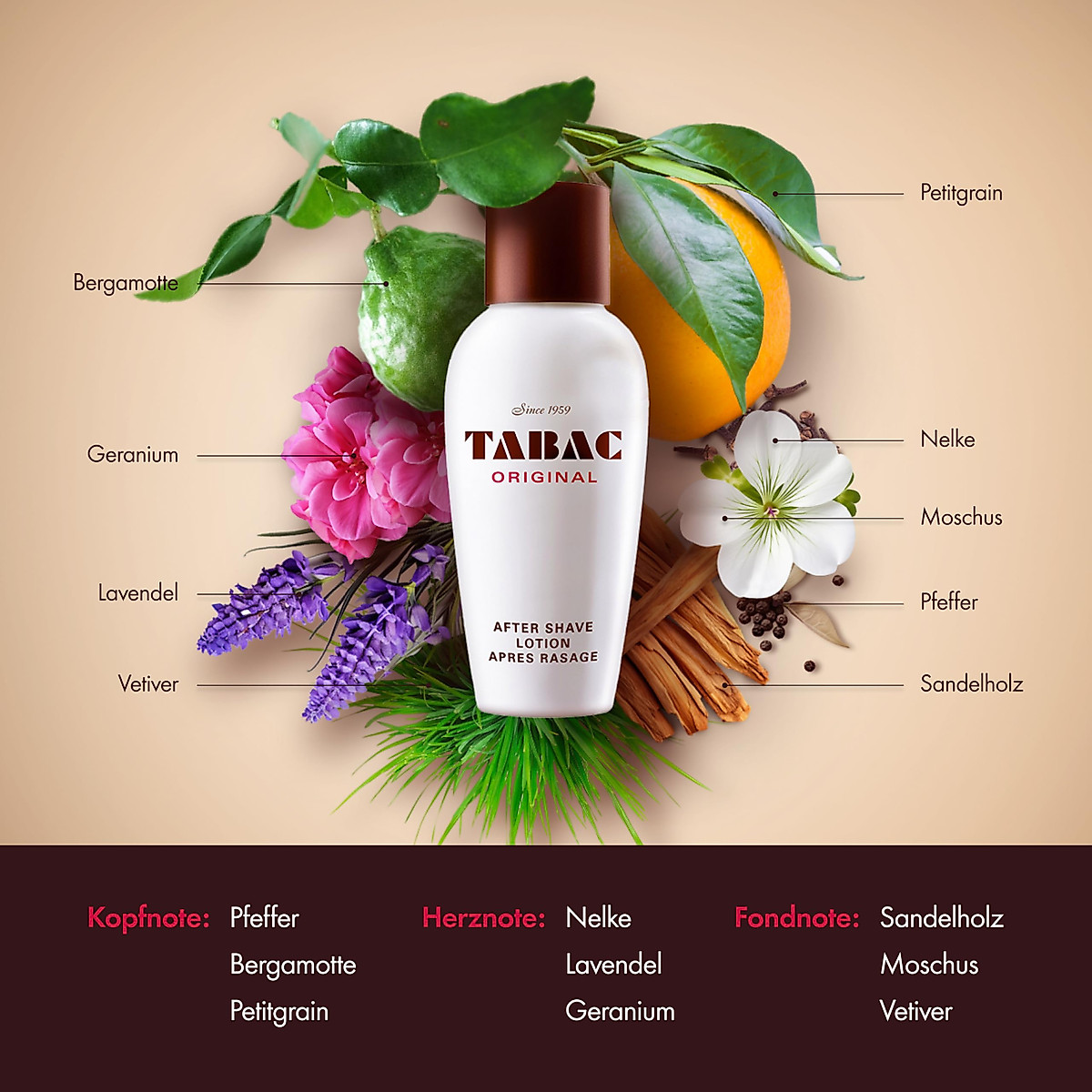 Tabac by Maurer & Wirtz for Men After Shave 10.1 oz