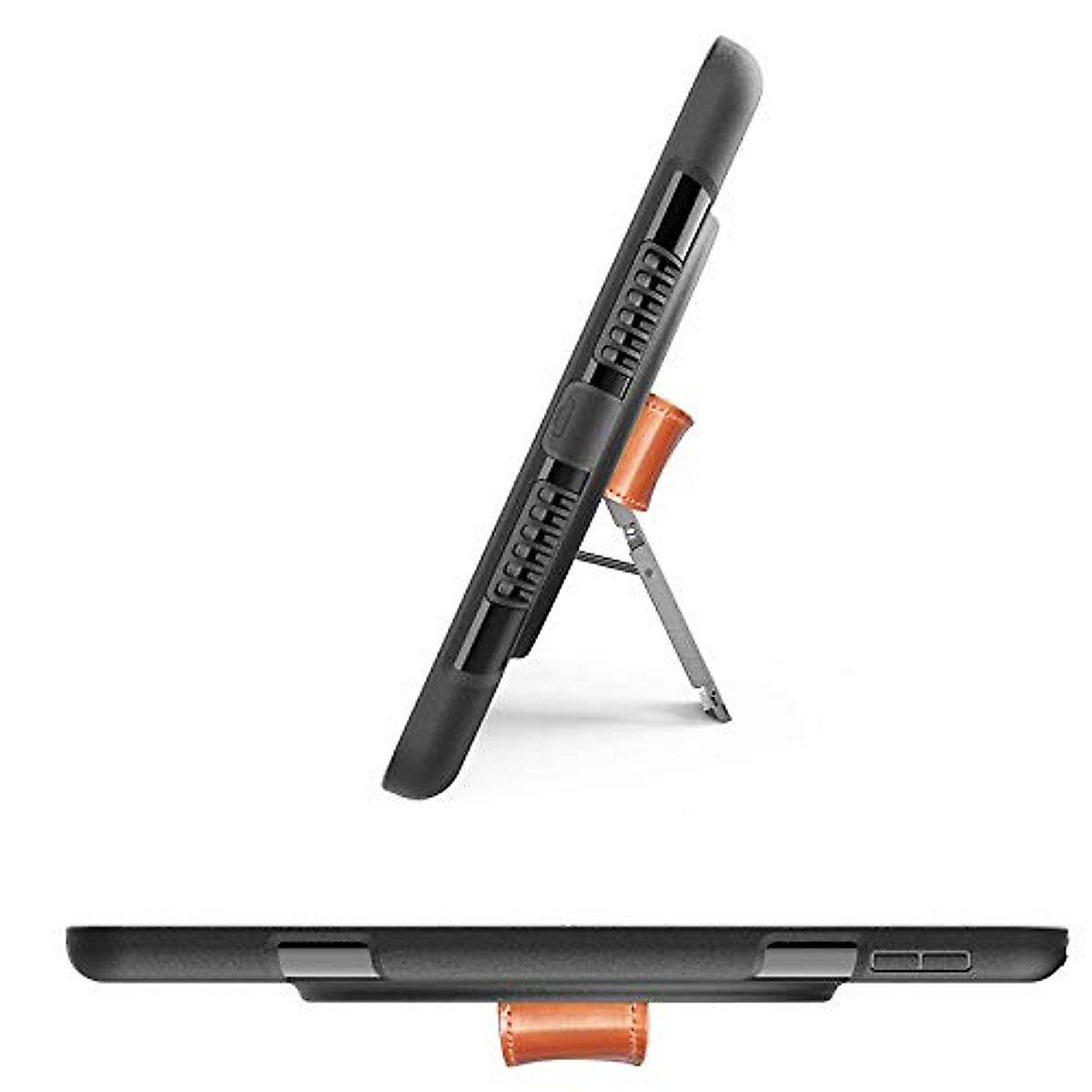 New Trent iPad 9th Generation, 8th Generation, 7th Generation Stronger Kickstand Full Body case with Rotational Hand Strap & Screen Protector 2021 2020 2019