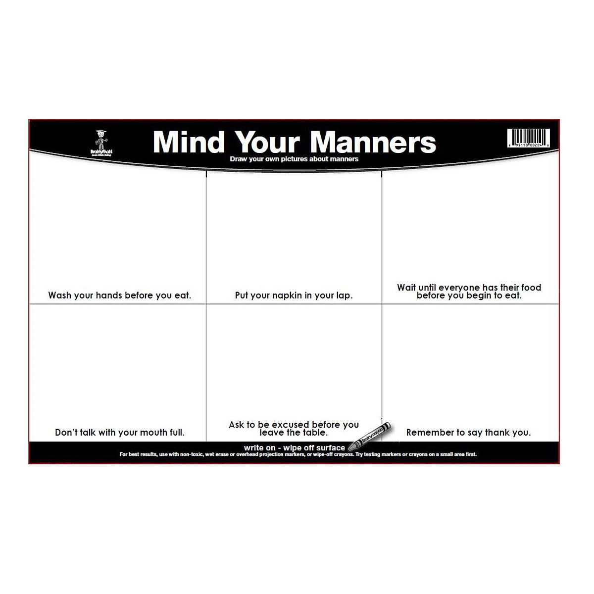 Table Setting & Manners Placemat