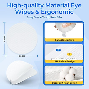 PUPMATE Eyes Wipes for Dogs & Cats | Face Tear Stain Remover | Gentle and pH Balanced | Aloe Pet Grooming Deodorizing Wipes for White Dogs Eye Debris, Discharge, Mucus, Crust 120pcs