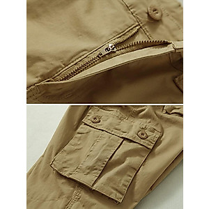 TRGPSG Women's Casual Combat Cargo Pants, Cotton Outdoor Camouflage Military Multi Pockets Work Pants 10