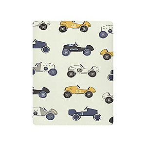 Race Cars Baby Crib Sheets Soft Toddler Bed Sheets Breathable Mattress Cover Baby Bed Sheets for Crib Mattress Unisex Newborn Boy, 39 * 27 * 5in
