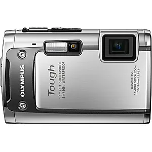 Olympus TG-610 Tough 14 MP Digital Camera , 5x Wide Optical Zoom (28mm), 3" 920K LCD (Silver) (Old Model)