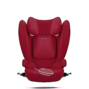 CYBEX Solution B-Fix High Back Booster Seat, Lightweight Booster Seat, Secure LATCH Installation, Linear Side Impact Protection, 12-Position Adjustable Headrest, for Kids 40-120 Lbs.