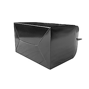 HKLMRO 35 PCS Party Treat Boxes Black Candy Cookies Gift Box DIY Portable Favor Bags Snack Goodie Cardboard Gable Perfect for Kids Birthday Halloween Wedding Baby Shower Easter Supplies Decoration