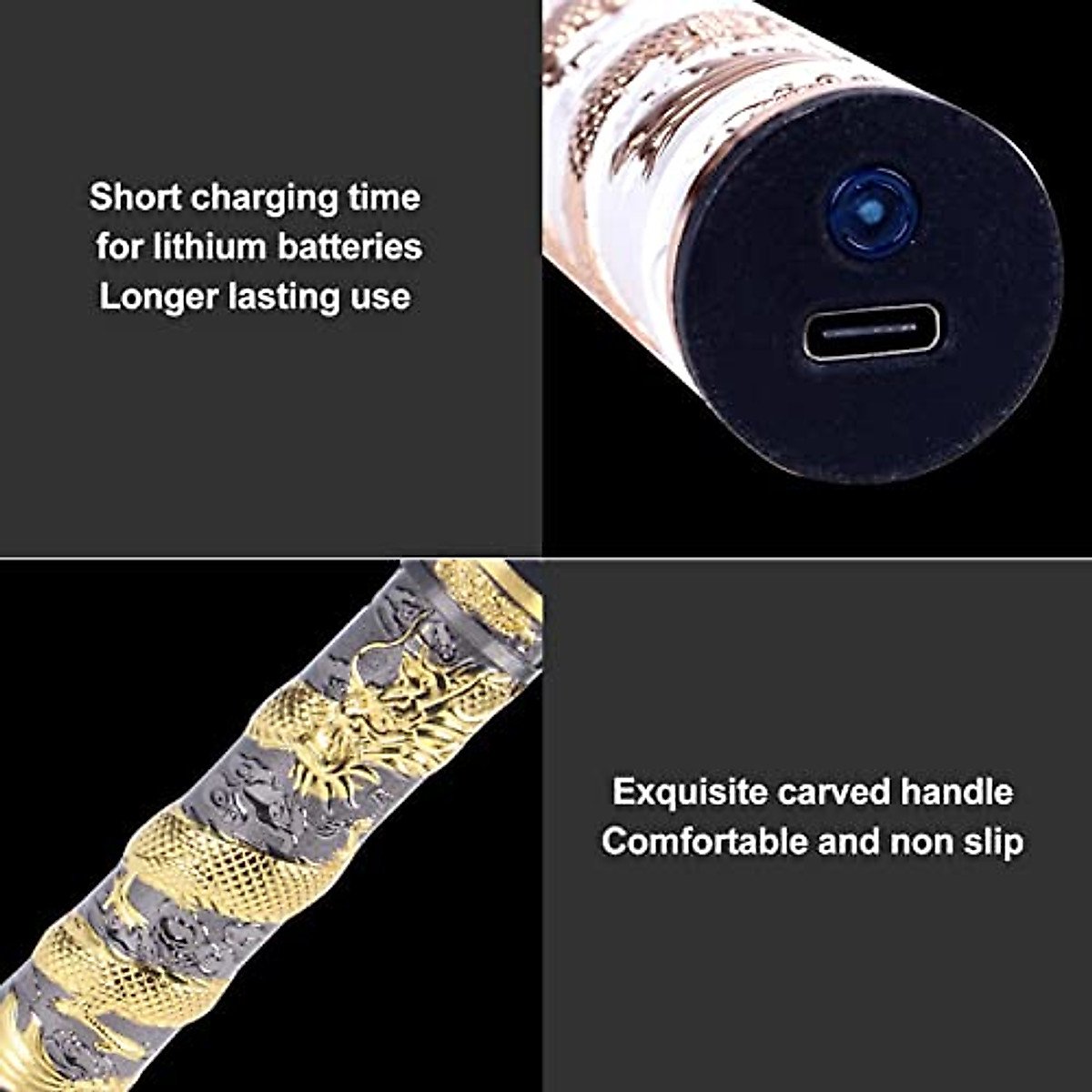 Hair Clippers for Men, Hair Trimmer T Blade Trimmer Zero Gapped Trimmer, Cordless Rechargeable Beard Trimmer Shaver Hair Cutting Kit (Gold)