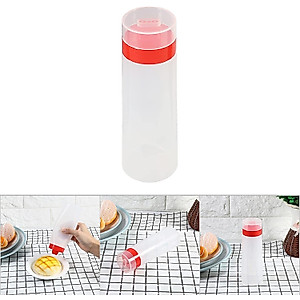 AYNEFY Squeeze Bottle, 300ml Plastic Squeeze Condiment Bottles with 4-Hole, Ketchup Squeeze Bottle, Sauce Bottle, Safe, for Ketchup Jam Mayonnaise Olive Oil Vinegar