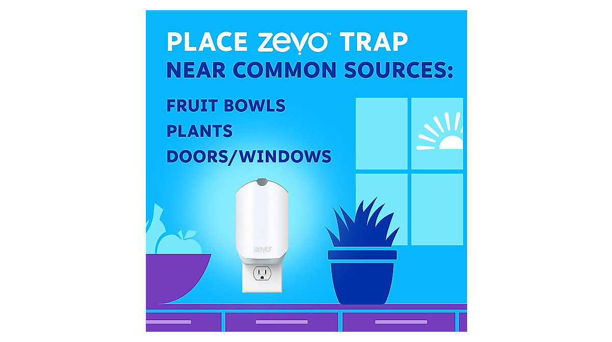 Zevo Flying Insect Trap - Ultimate Indoor Protection