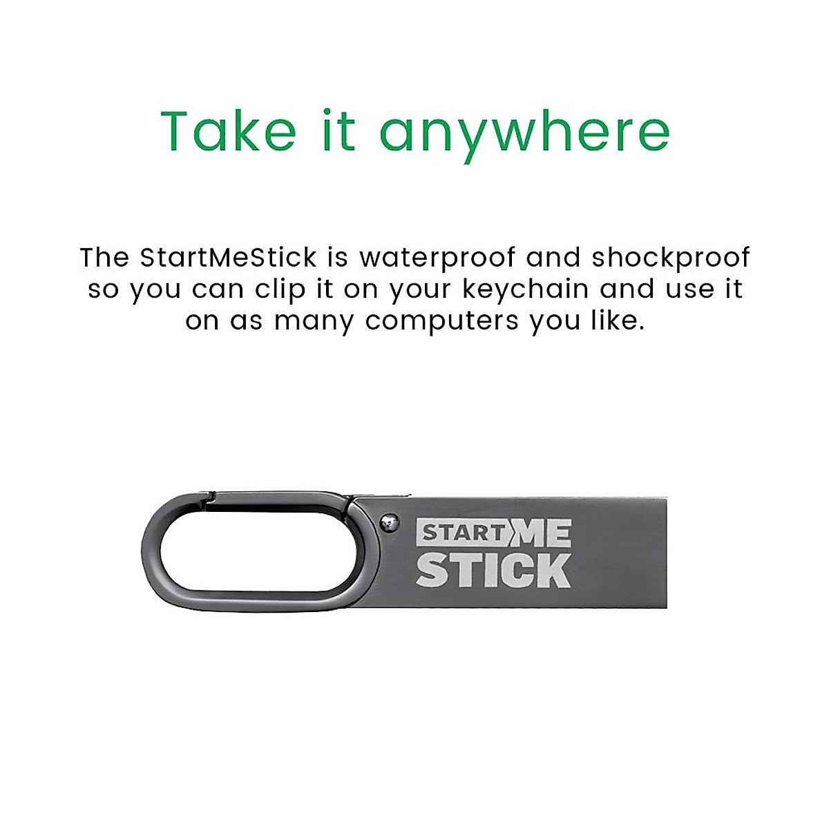 StartMeStick - Breathe a New Life Into Your Old Computer, Plug-in Operating System, Unlimited Use on Unlimited PCs and Macs for 2 Years