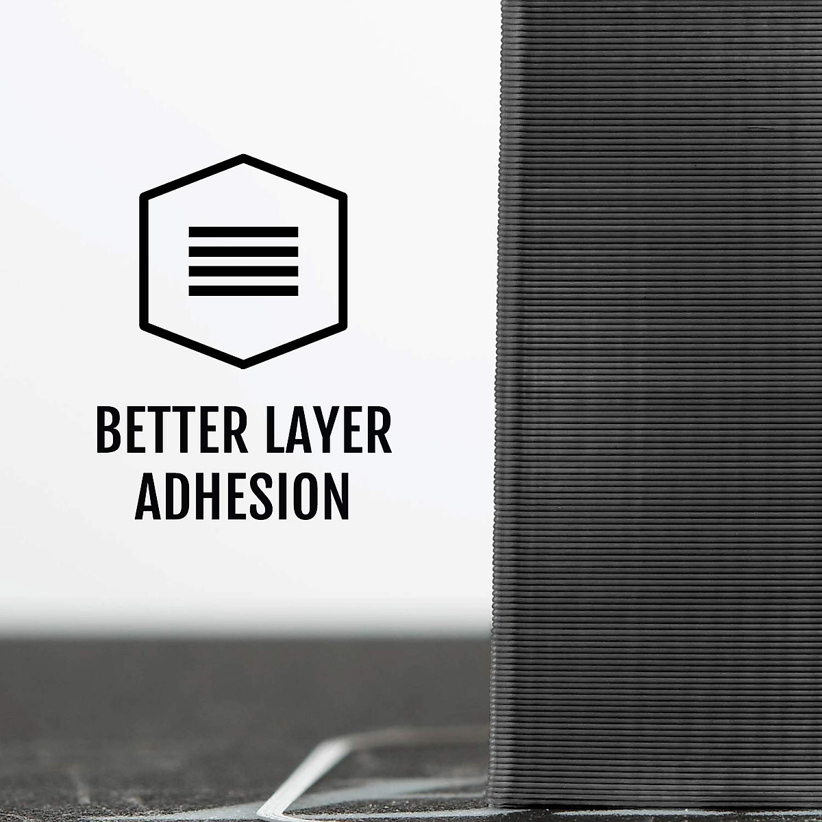 HATCHBOX Paint-Free ABS 3D Printer Filament, Dimensional Accuracy +/- 0.03 mm, 1 kg Spool, 1.75 mm, Black