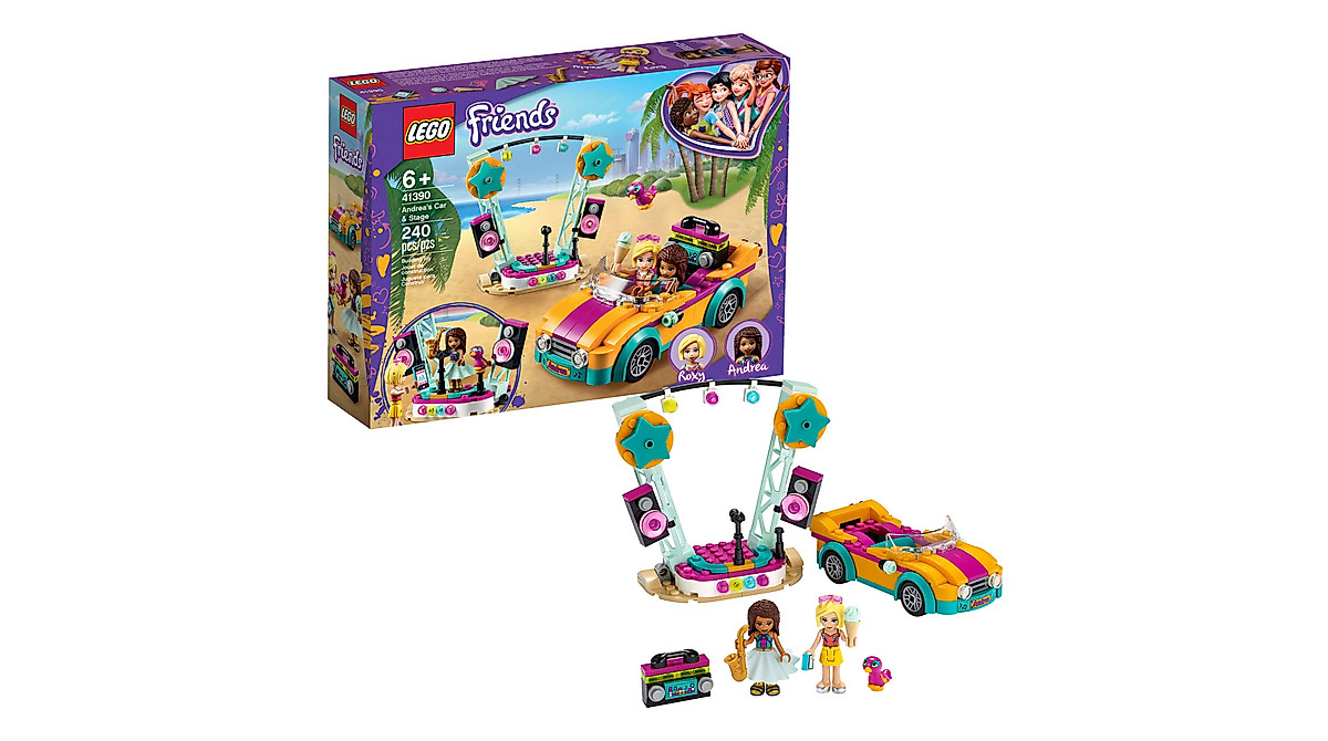 LEGO Friends Andrea’s Car & Stage Playset - 240 Pieces