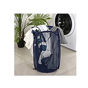 Laundry Pop-up Hamper Dirty Clothes Basket With Carry Handles Durable Fabric Collapsible Design for Clothes