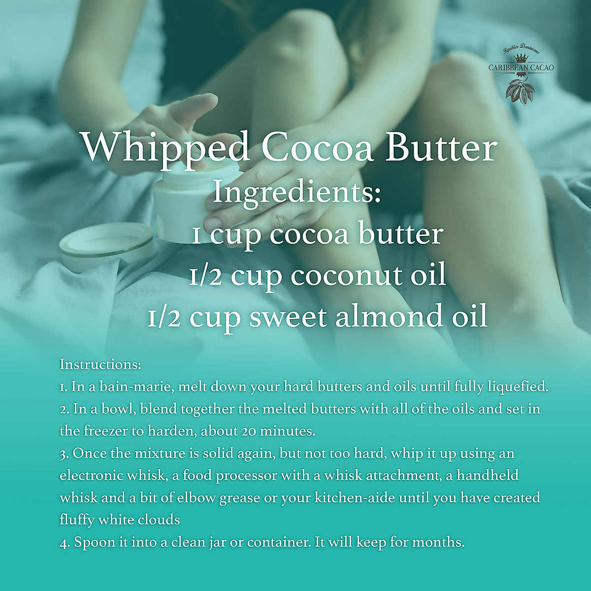 Cocoa Butter 1 lb. - Raw Unrefined Cacao for DIY Skin Creams, Stretch Mark Lotion, Lip Balm, Face & More - Manteca de Cacao Sticks