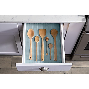 Duck EasyLiner Brand Select Grip Shelf Liner, Sky Blue, 12 in. x 10 ft, 6 Rolls, 10'