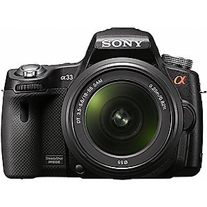 Sony Alpha SLTA33L DSLR with Translucent Mirror Technology and 3D Sweep Panorama (Black)
