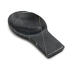 Sur La Table Marquina Marble Spoon Rest, Black