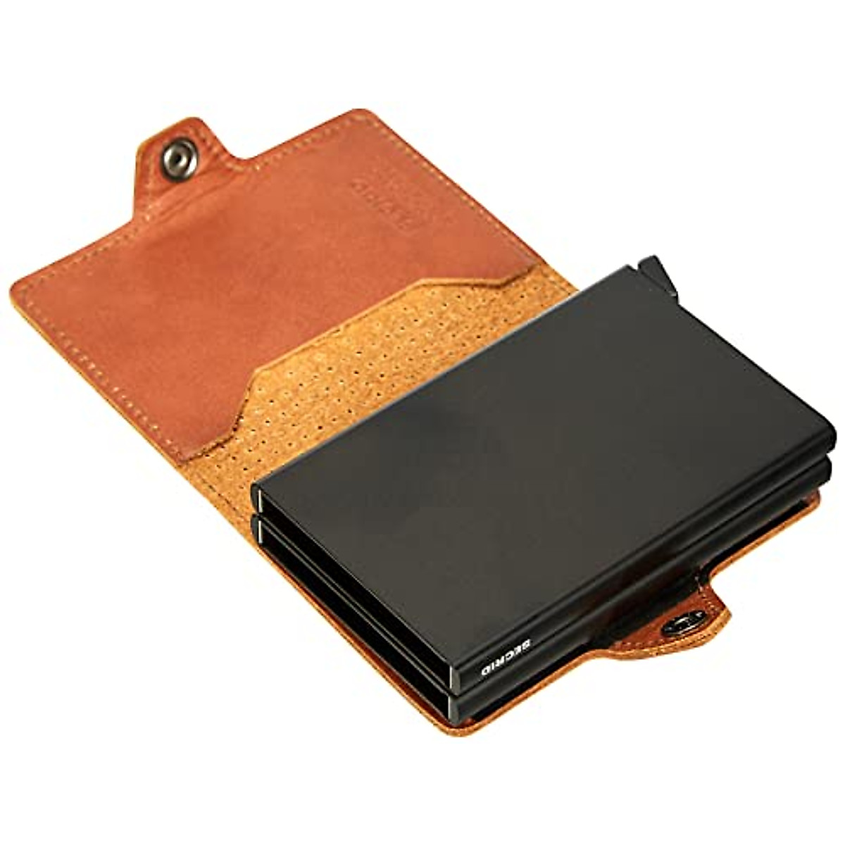 Secrid Twinwallet Preforated Cognac Wallet