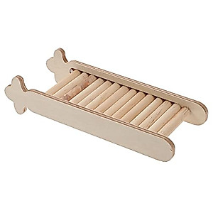 iplusmile 2pcs Hamster Climbing Ladder Hamster Wood Ladder Rat Chew Rat Ladder Hamster Cage Accessories Hamster Toys Cage for Guinea Pigs Wood Ladder Toy Wooden Sports Chinchilla Cage