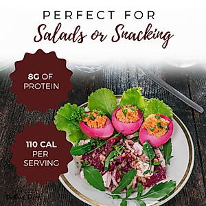 Redhawk Farms Pickled Beet Eggs - Beet Juice & Fresh, Whole Eggs, Pickled & Jarred For Freshness - Gluten Free & Non-GMO - (32 Oz)