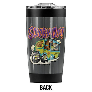 Logovision Scooby-Doo Scoob Fink Stainless Steel Tumbler 20 oz Coffee Travel Mug/Cup, Vacuum Insulated & Double Wall with Leakproof Sliding Lid | Great for Hot Drinks and Cold Beverages