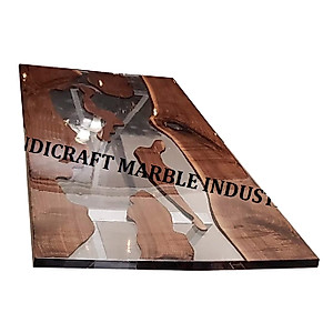 Epoxy Table, Live Edge Wooden Table, Epoxy Resin River Table, Natural Wood, Dining table, Natural Epoxy Table, Resin Table